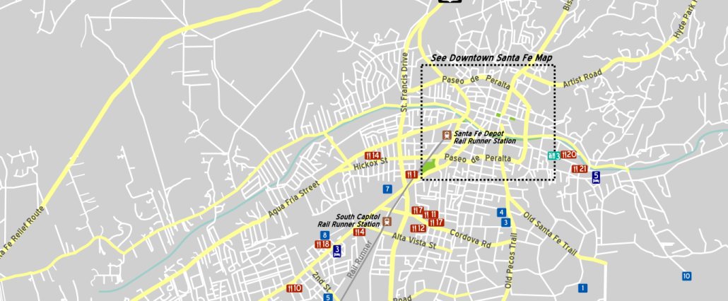 map of Santa Fe cropped | The Santa Fe Symphony